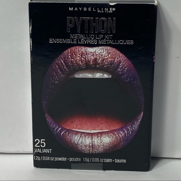Maybelline | Makeup | Maybelline Python Metallic Lip Kit Valiant | Poshmark